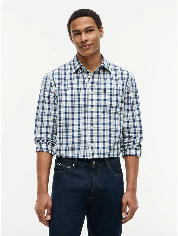 Tommy Hilfiger Regular Fit Check Dobby Pocket Shirt