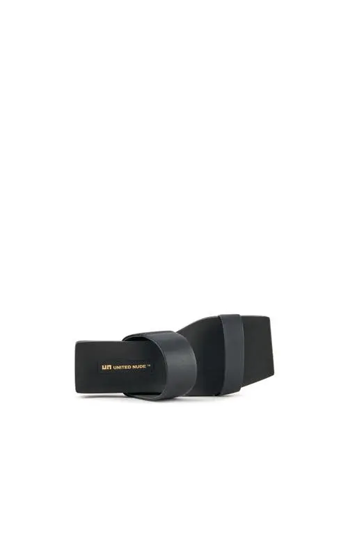 United Nude Loop Lo Ii Sandals - Black