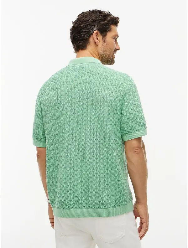 Tommy Hilfiger Relaxed Fit Garment-dyed Sweater Polo