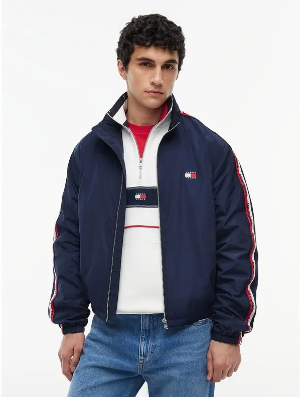 Tommy Hilfiger Logo Tape Zip Jacket