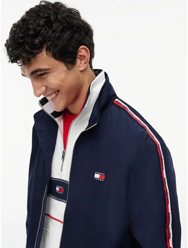 Tommy Hilfiger Logo Tape Zip Jacket