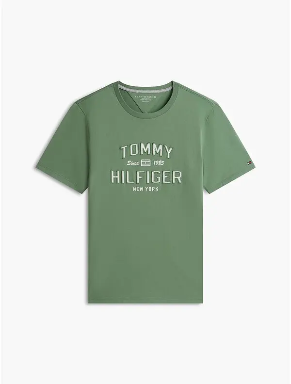 Tommy Hilfiger Hilfiger 1985 Logo T-shirt - Dusty Meadow