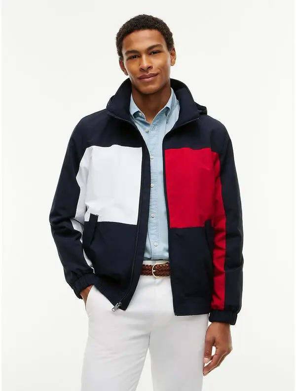 Tommy Hilfiger Water-repellent Flag Logo Regatta Jacket
