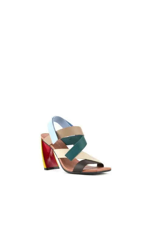 United Nude Zuma Straps Hi Sculptural Heel Sandals
