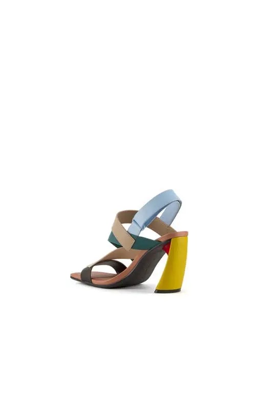 United Nude Zuma Straps Hi Sculptural Heel Sandals