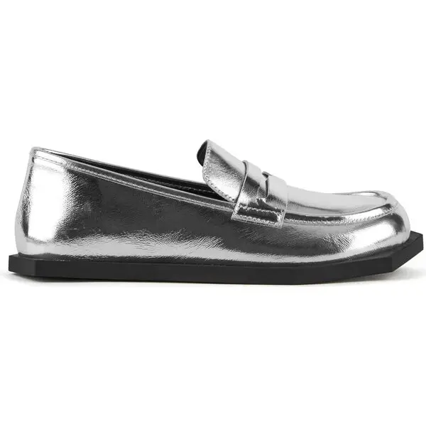 United Nude Poly Loafer Lo - Silver