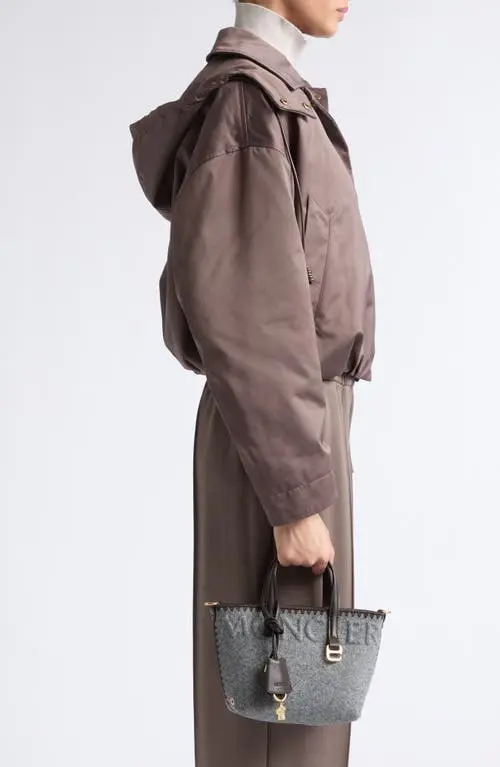 Moncler Very Micro Felt Tote Bag