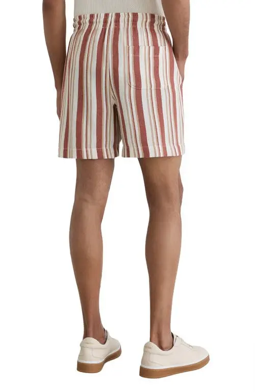 REISS Mararani Stripe Drawstring Shorts