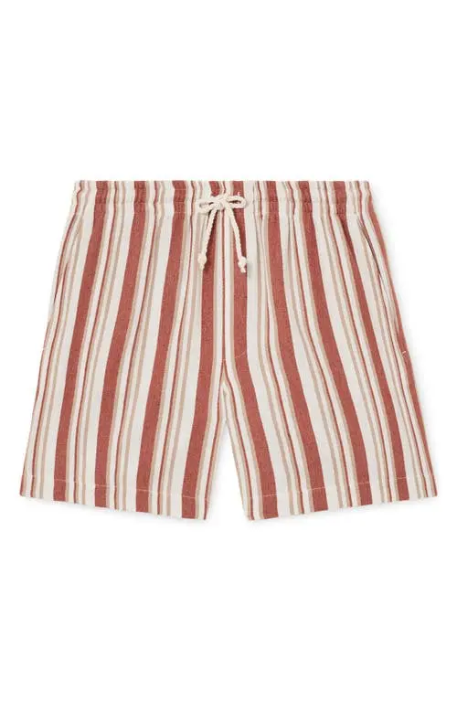 REISS Mararani Stripe Drawstring Shorts