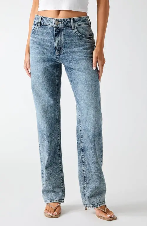 Guess Gaia Low Rise Straight Leg Jeans