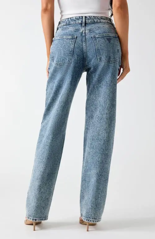 Guess Gaia Low Rise Straight Leg Jeans