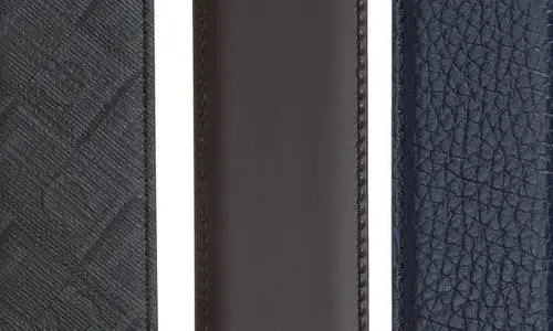 FERRAGAMO Set Of 3 Reversible Leather Belts With Interchangeable Buckles
