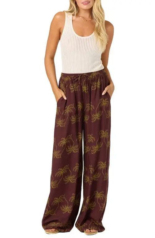 O'Neill Rosalie Palm Stripe Pants