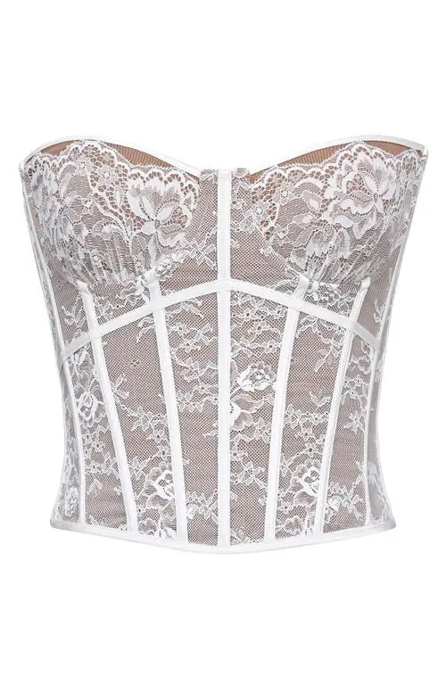 House Of Cb Ayana Lace Corset Top