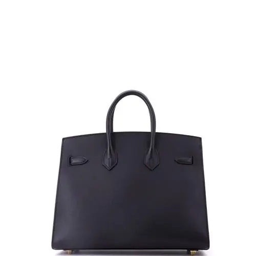 Hermès Birkin Sellier Bag Madame With Gold Hardware 25 - Black