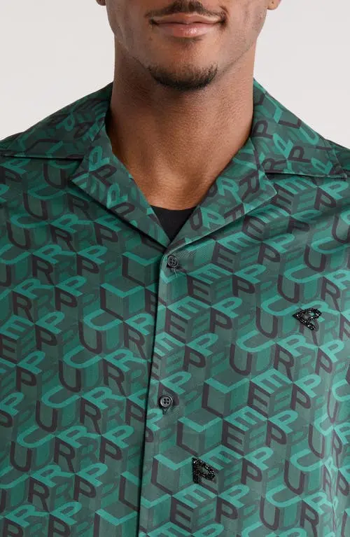 PURPLE BRAND Resort Camp Shirt