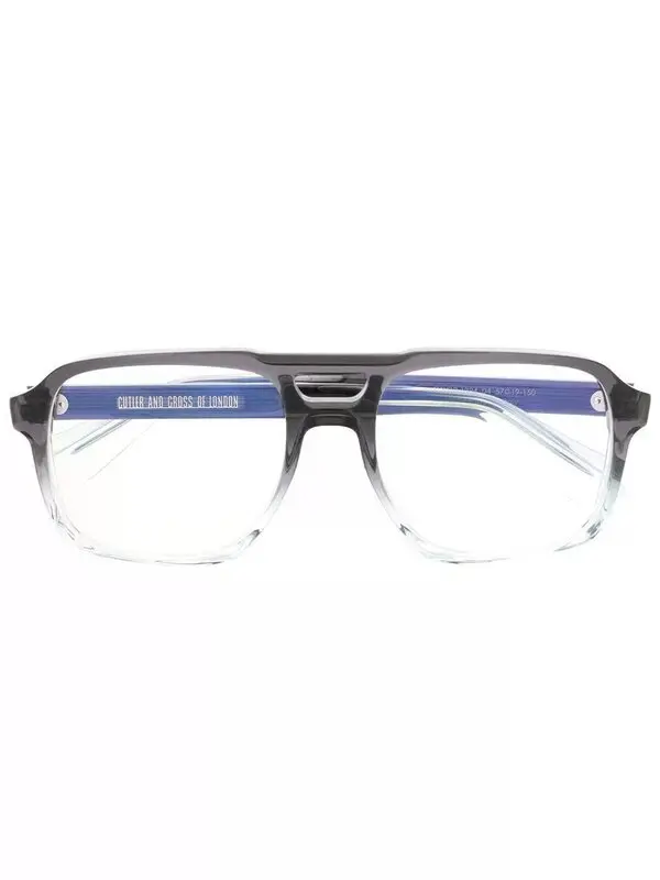 CUTLER & GROSS Aviator Eyeglasses - Grey