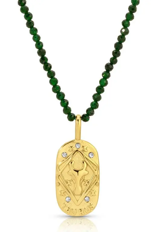 KOZAKH Sunrise Zodiac Pendant Necklace - Gold