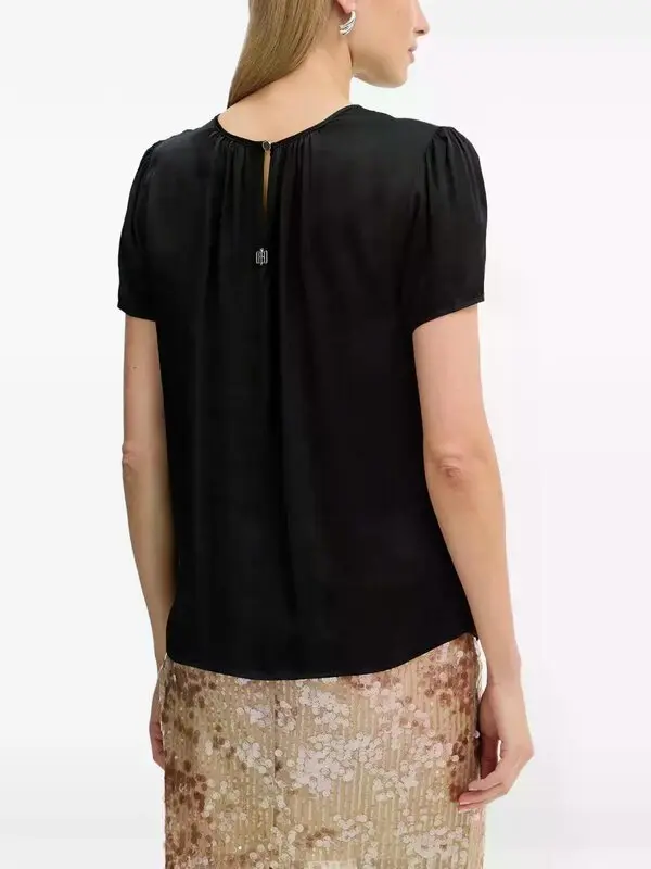FRACOMINA Short-sleeve V-neck Blouse