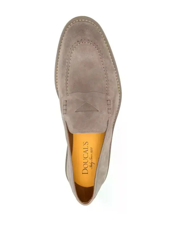 DOUCAL'S Almond Suede Loafers