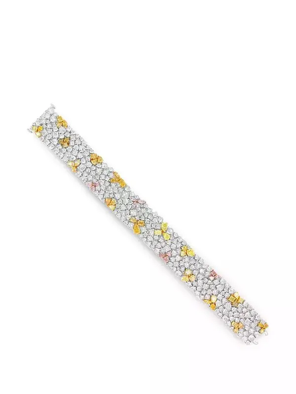 HYT JEWELRY Diamond Bracelet In 18k White Gold - Silver