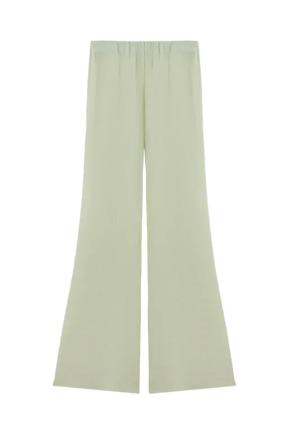 NOCTURNE High-waist Flare Trousers - Yellow