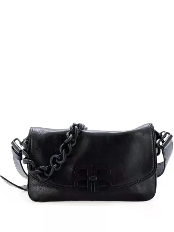 Balenciaga Bb Soft Flap Leather Shoulder Bag