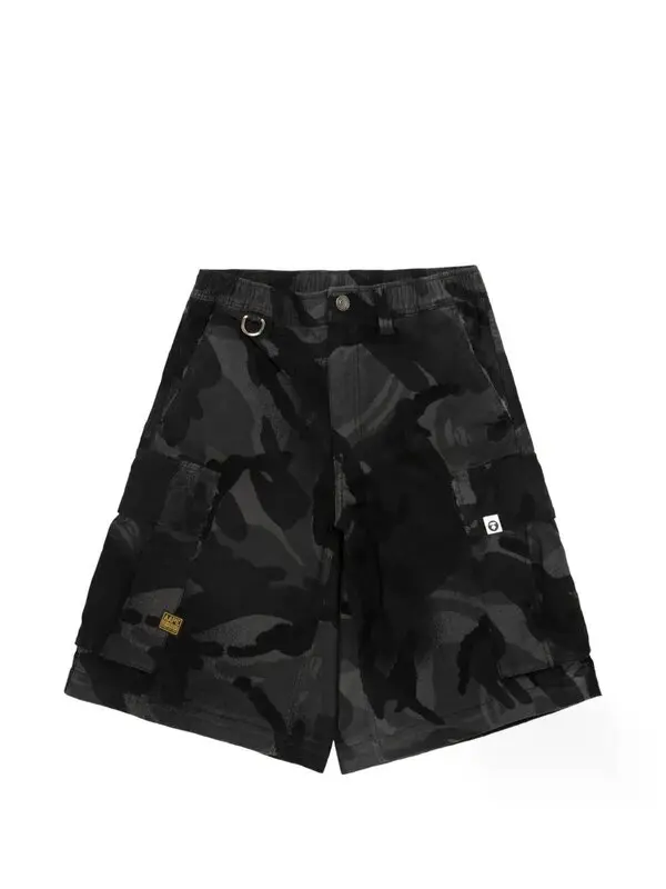 AAPE BY *A BATHING APE Camouflage Print Cargo Shorts