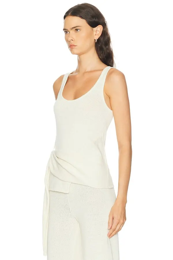 L'academie Lilyann Drape Tank