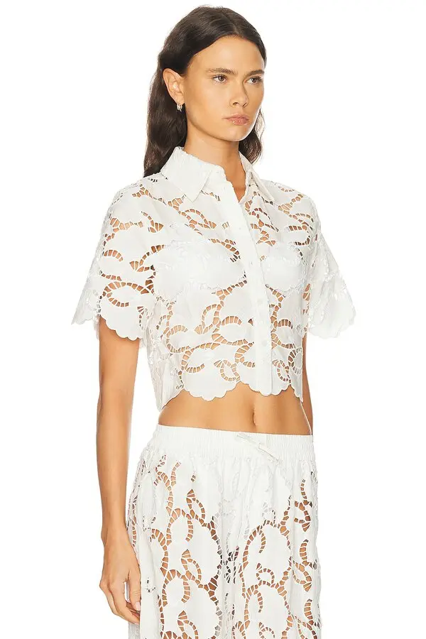 NICHOLAS Sonora Relaxed Crop Top