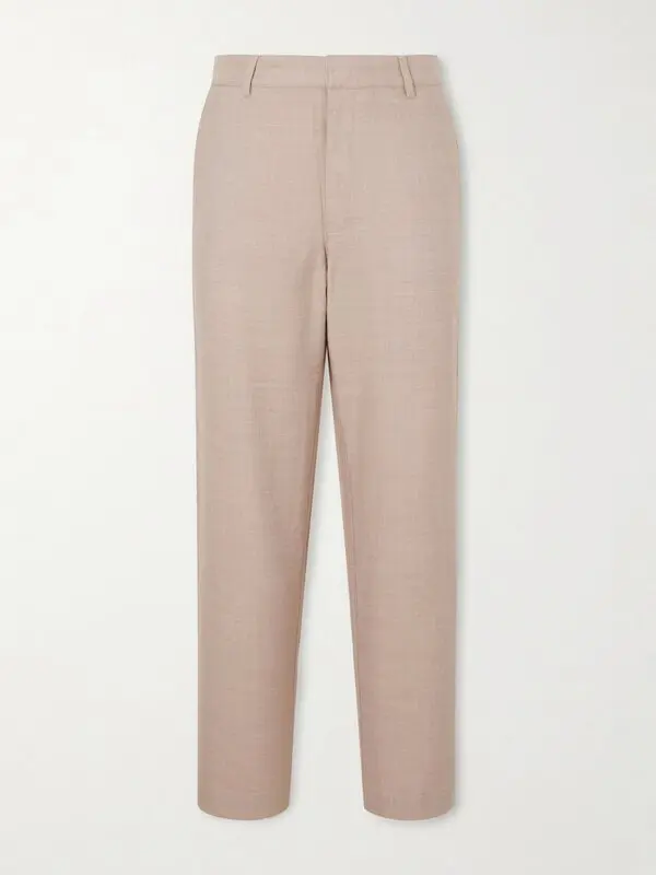 THE ELDER STATESMAN Cashmere-wool Blend Trousers - Neutrals