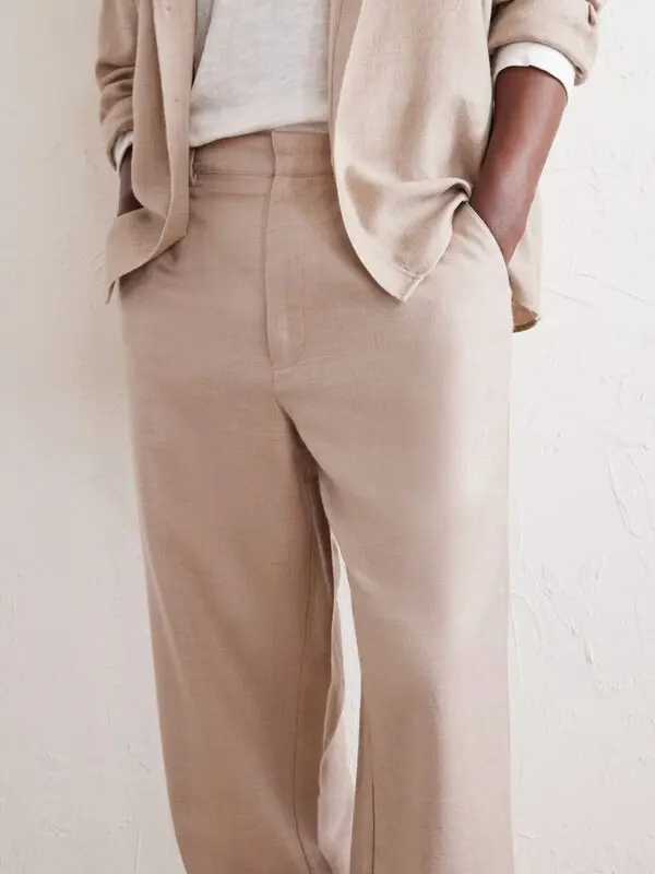 THE ELDER STATESMAN Cashmina Slacker Straight-leg Wool And Cashmere-blend Trousers