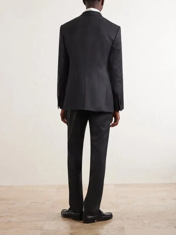 TOM FORD Shelton Wool-twill Suit Jacket - Gray