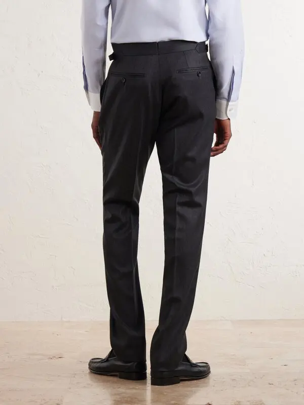TOM FORD Shelton Straight-leg Wool-twill Suit Trousers