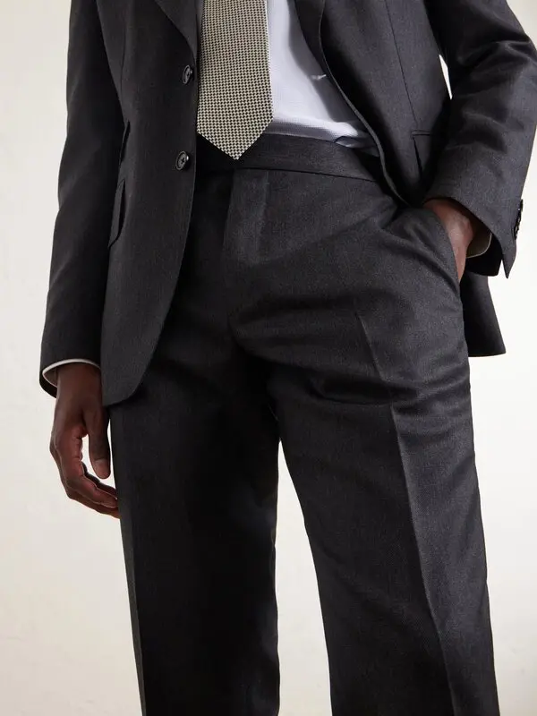 TOM FORD Shelton Straight-leg Wool-twill Suit Trousers