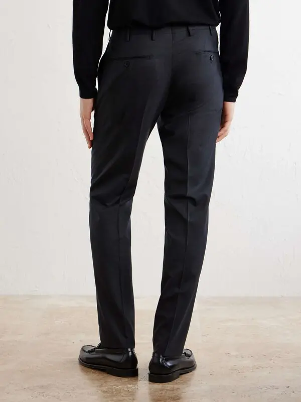 SLOWEAR Straight-leg Wool Suit Trousers