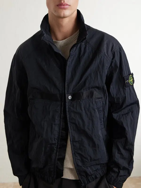 Stone Island Garment-dyed Shell Jacket