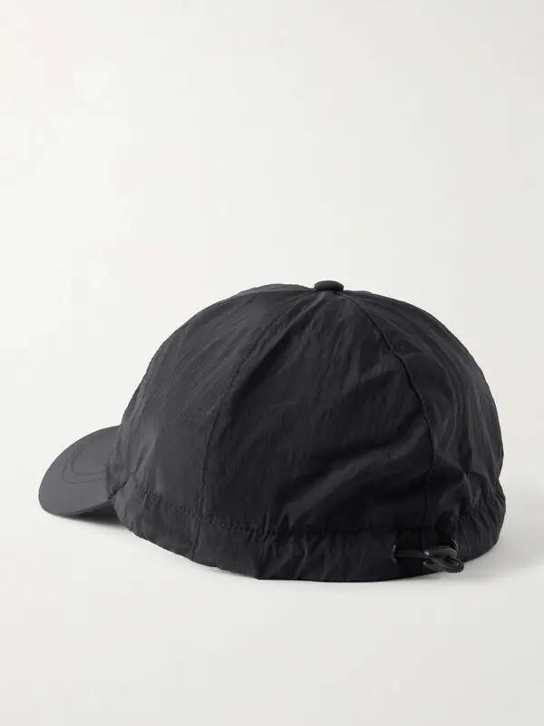Stone Island Logo-appliquéd Shell Baseball Cap