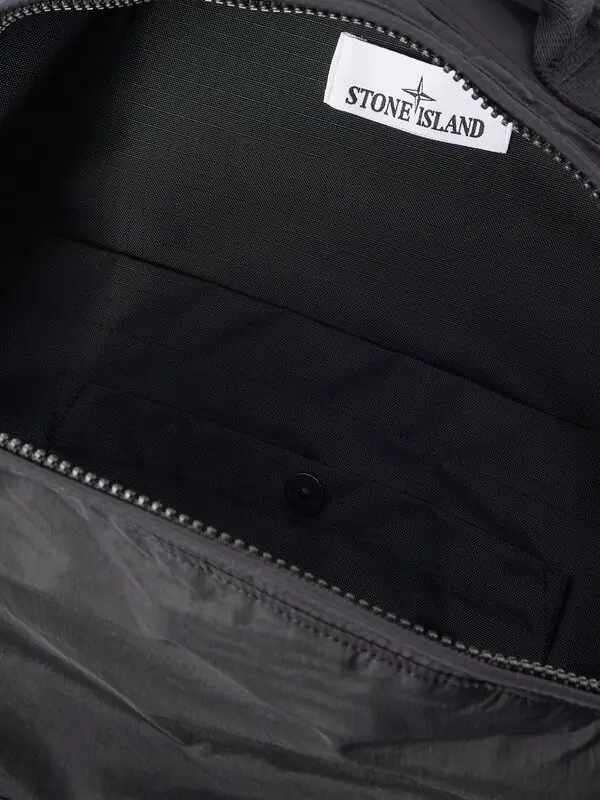 Stone Island Logo-appliqué Shell Backpack