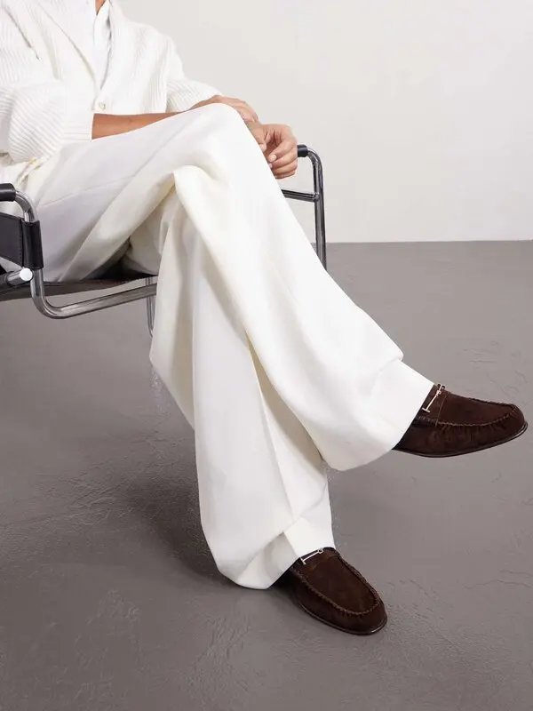 TOM FORD Ripley Embellished Suede Loafers