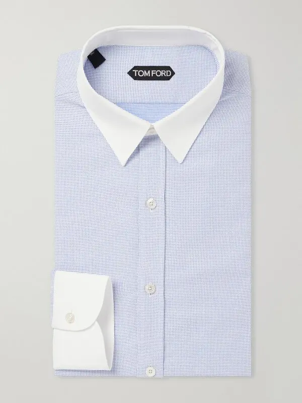 TOM FORD Silk Shirt - Blue