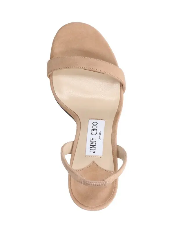 JIMMY CHOO Jenn 100 Slingback Stiletto Sandals