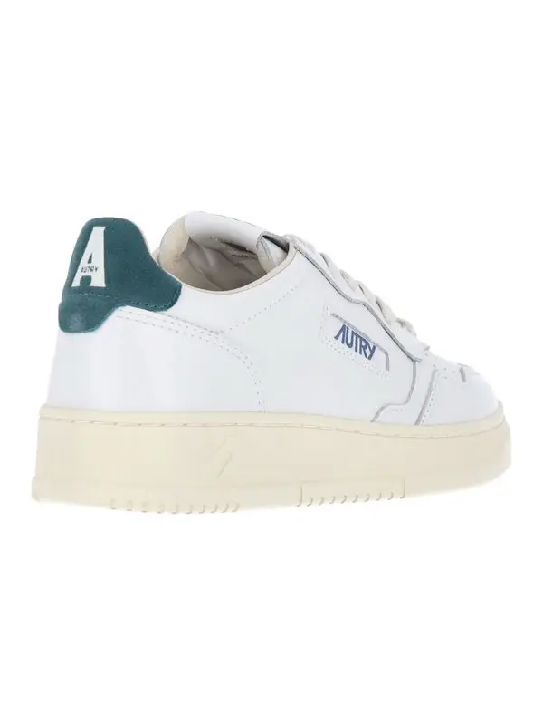 AUTRY Medalist Low Calf Leather Sneakers - White