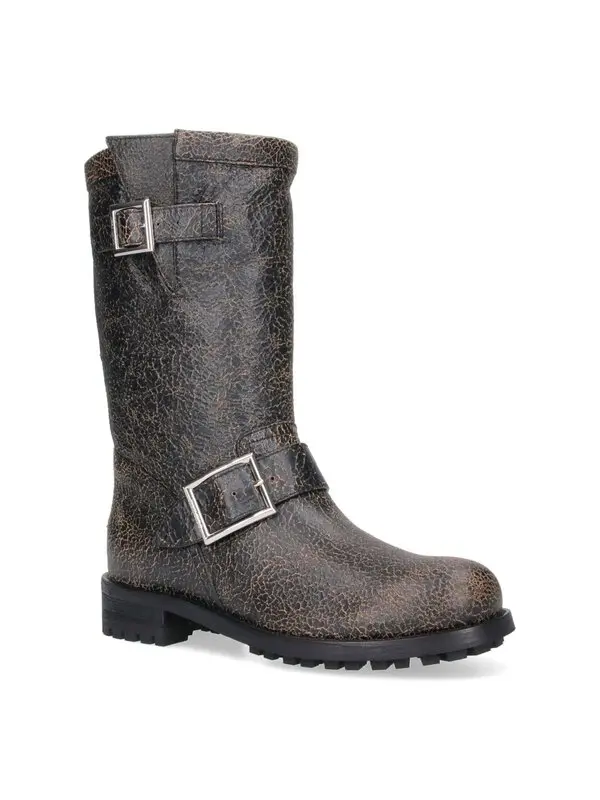 JIMMY CHOO Biker Mid Boots