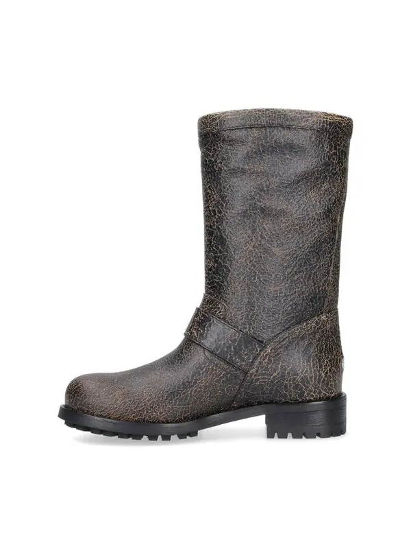 JIMMY CHOO Biker Mid Boots