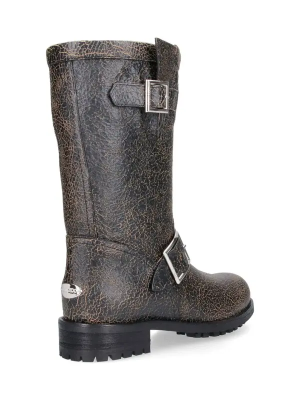 JIMMY CHOO Biker Mid Boots