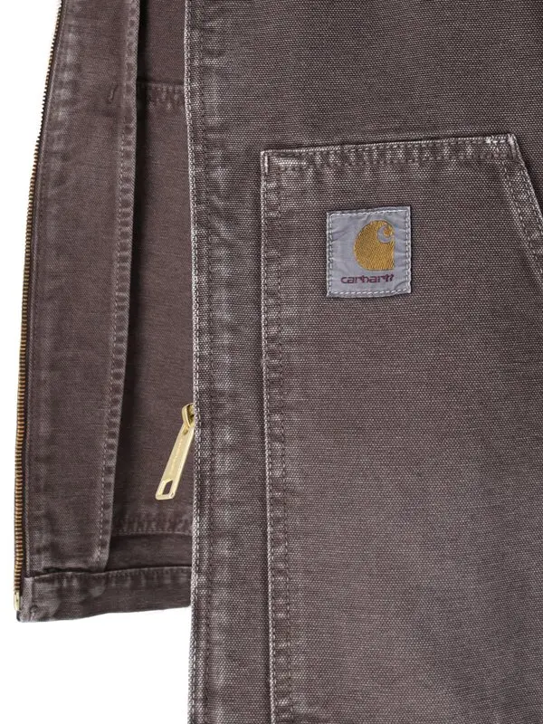 Carhartt Work In Progress Og Arcan" Organic Cotton Jacket - Brown