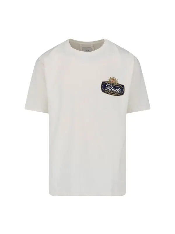 Rhude T-shirt "safari Crest - White