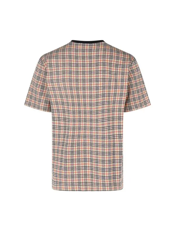 Burberry T-shirt "check - Black