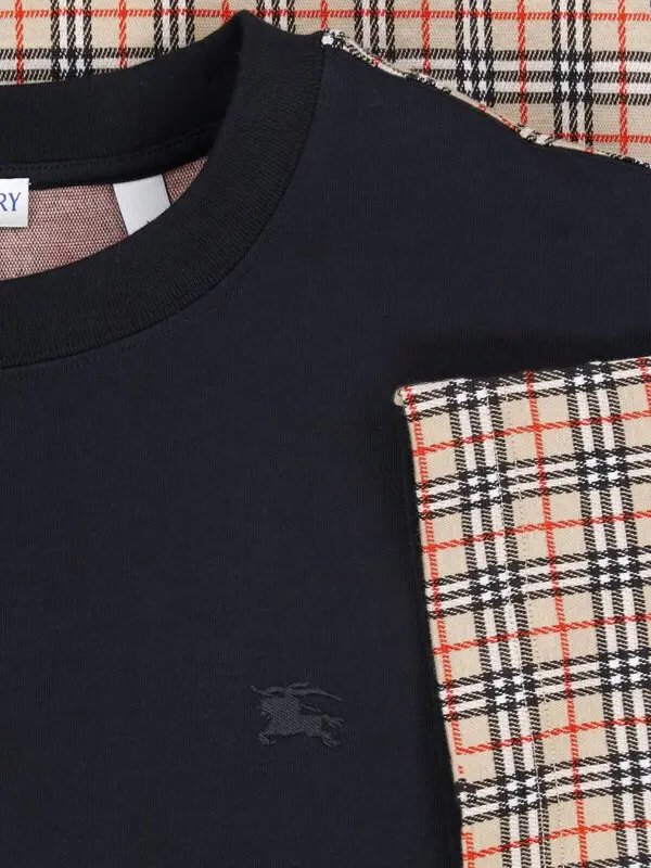 Burberry T-shirt "check - Black